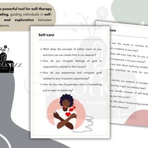 Printable Mental Health Journal, Counseling Tool for Trauma Healing ...