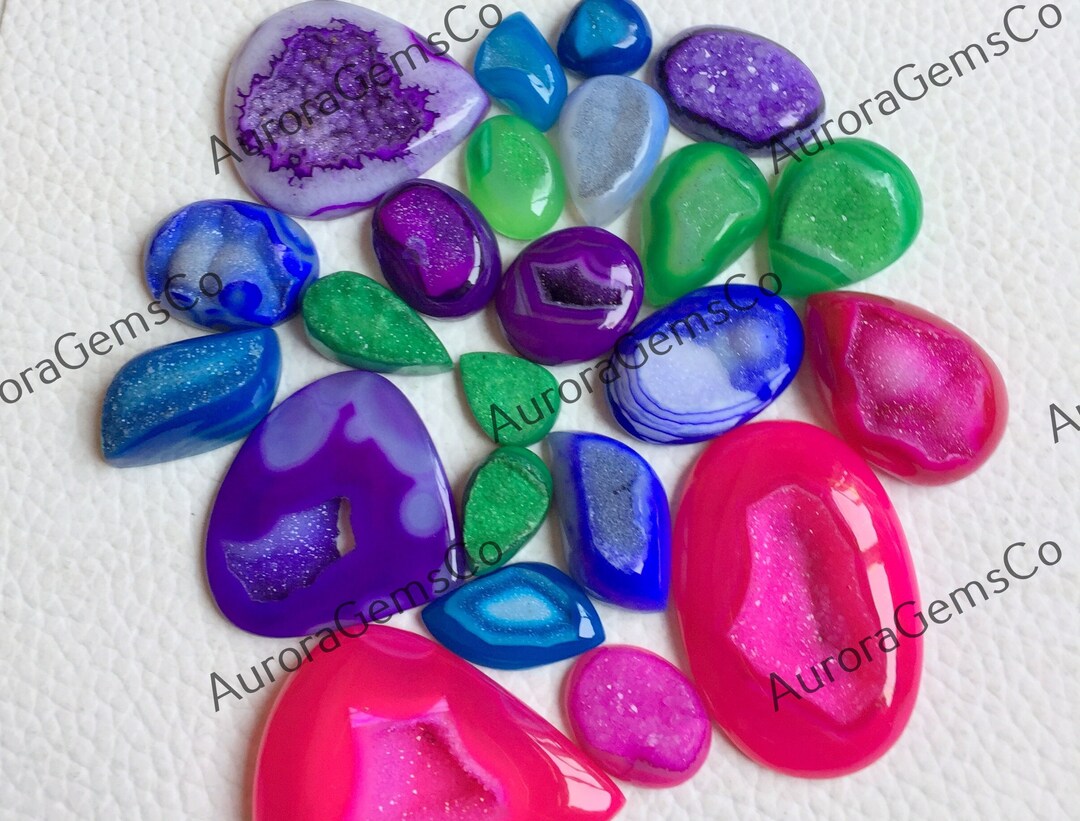 Multi Color Druzy Cabochon, Wholesale Druzy, Mix Formen und Größe, Best ...