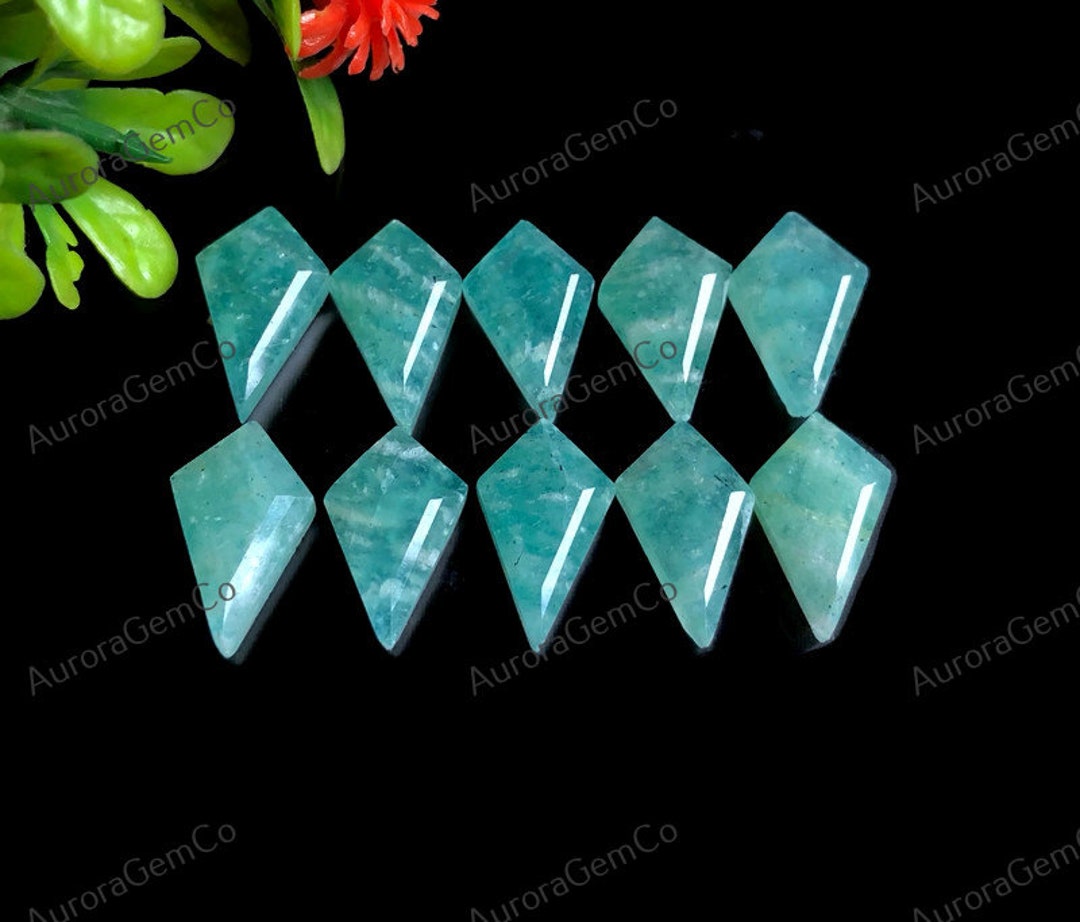 Amazonite 7x12mm Approx Tie Shape Gemstone, Calibrated Kite Shape Step ...