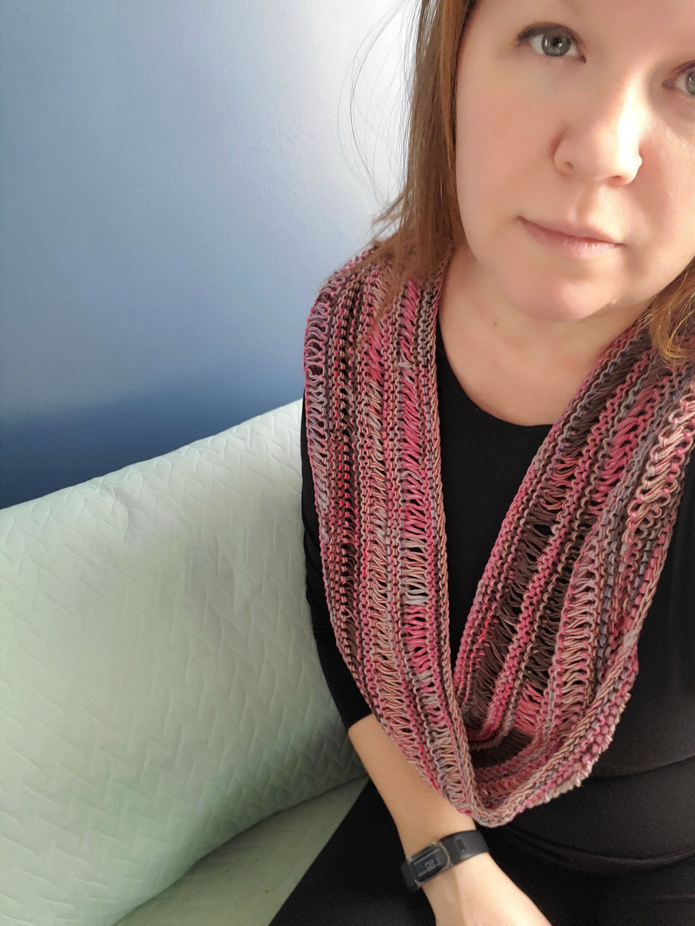 Ribbon Candy Mobius Infinity Scarf in Chocolate Covered - Etsy