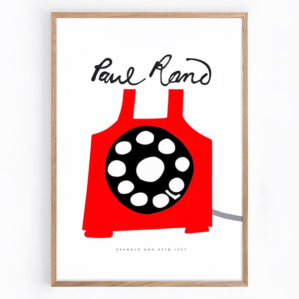 Paul Rand Poster - Etsy