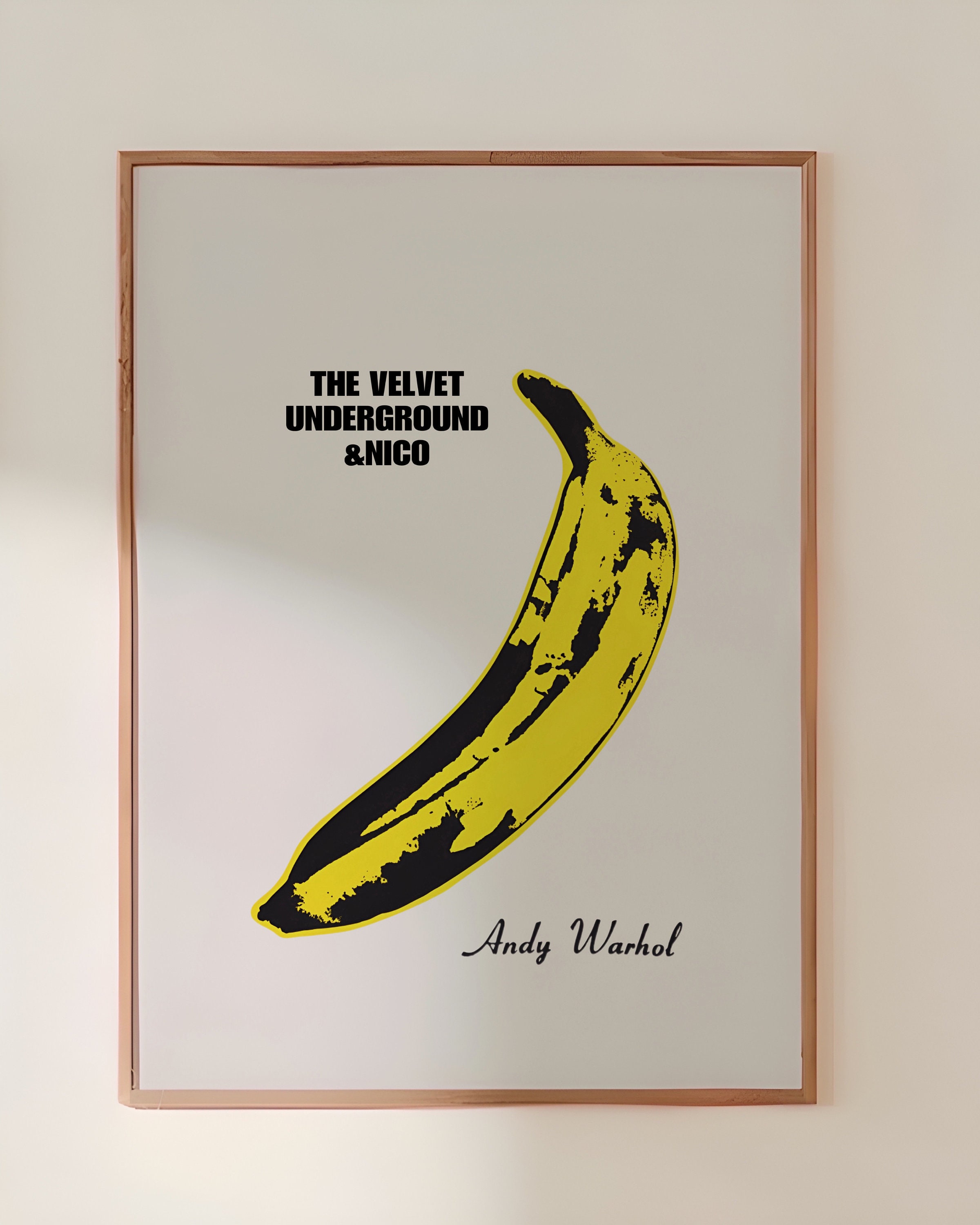 Banana Album Cover by Andy Warhol for the Velvet Underground and Nico ...