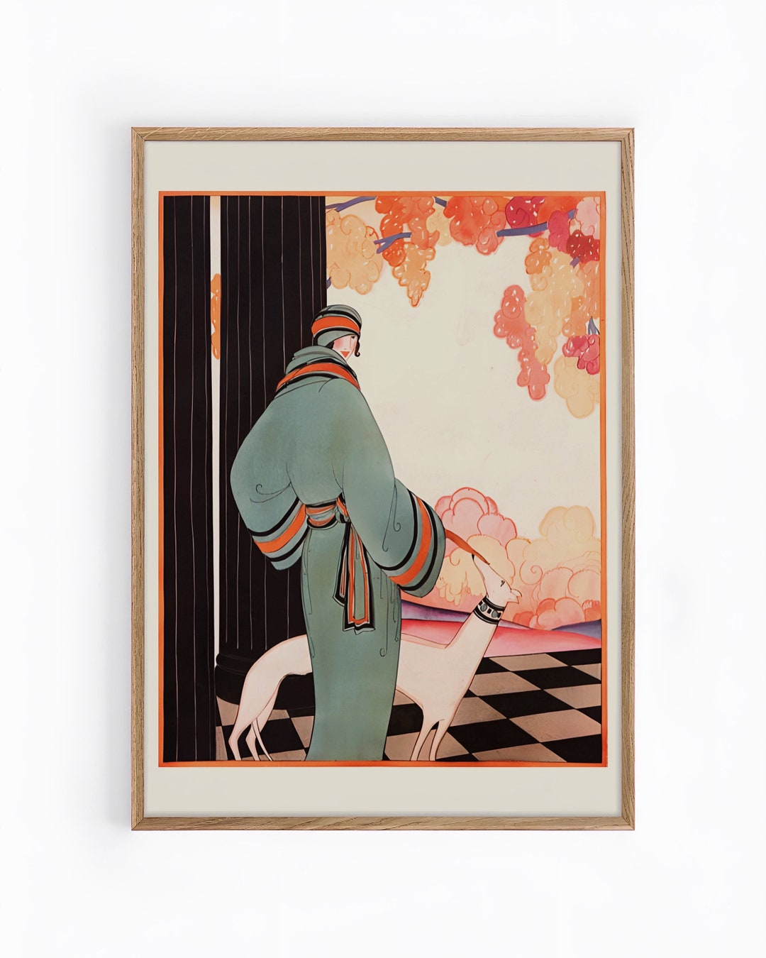 Art Nouveau Fashion Print: 1922 Helen Dryden Greyhound Cover (digital ...