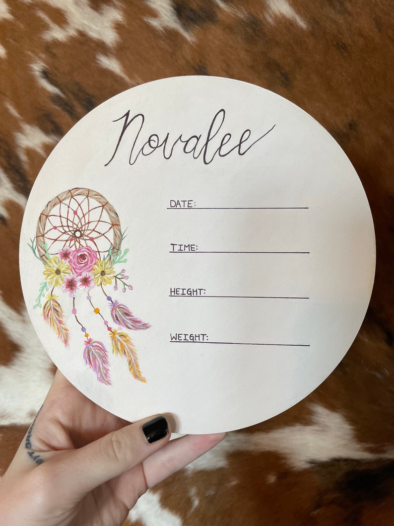 Custom Welcome Baby Sign - Etsy