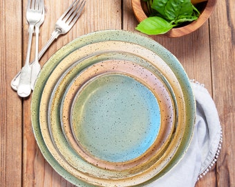 5 Nesting Plates - Etsy