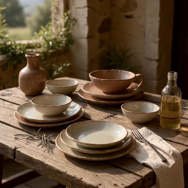 Rustic Dinnerware - Etsy