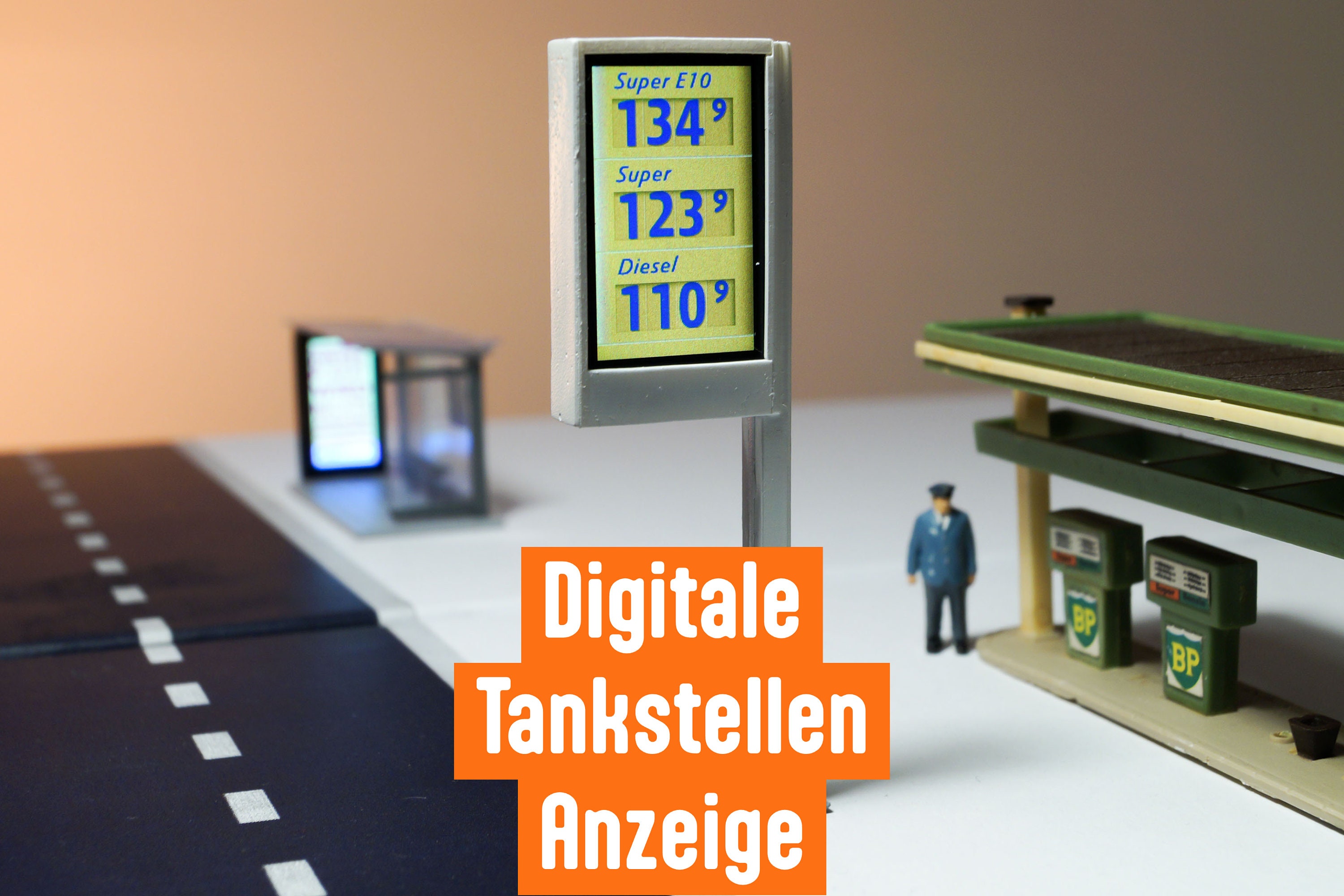 Digital Model Railway Petrol Station Display Price Board With Online ...