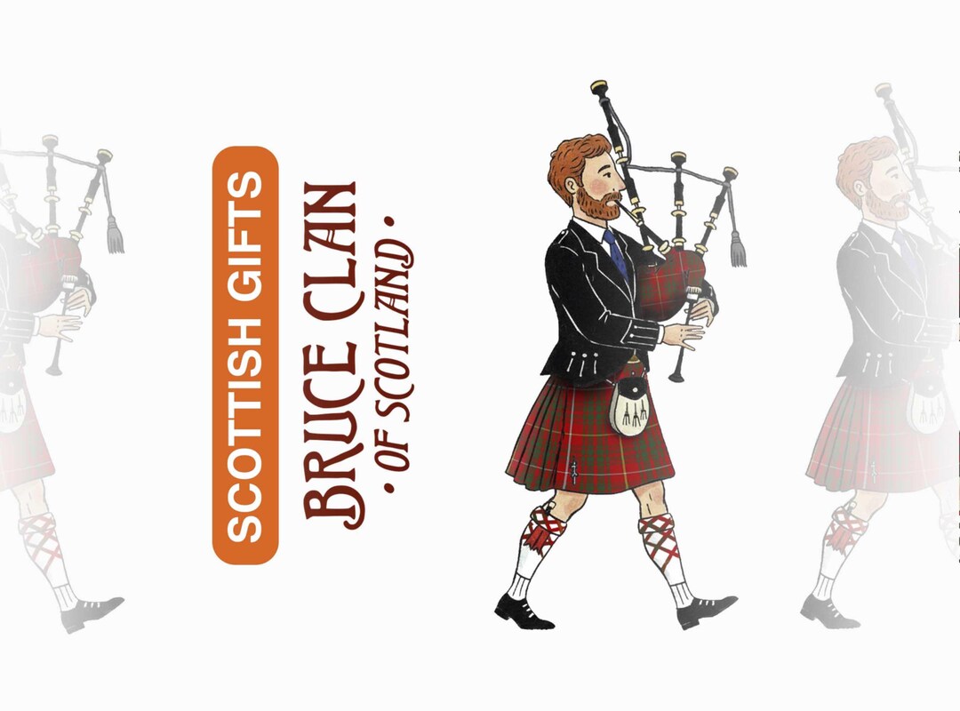 Clan Bruce Tartan Gift } Bruce Clan of Scotland Artwork - Etsy