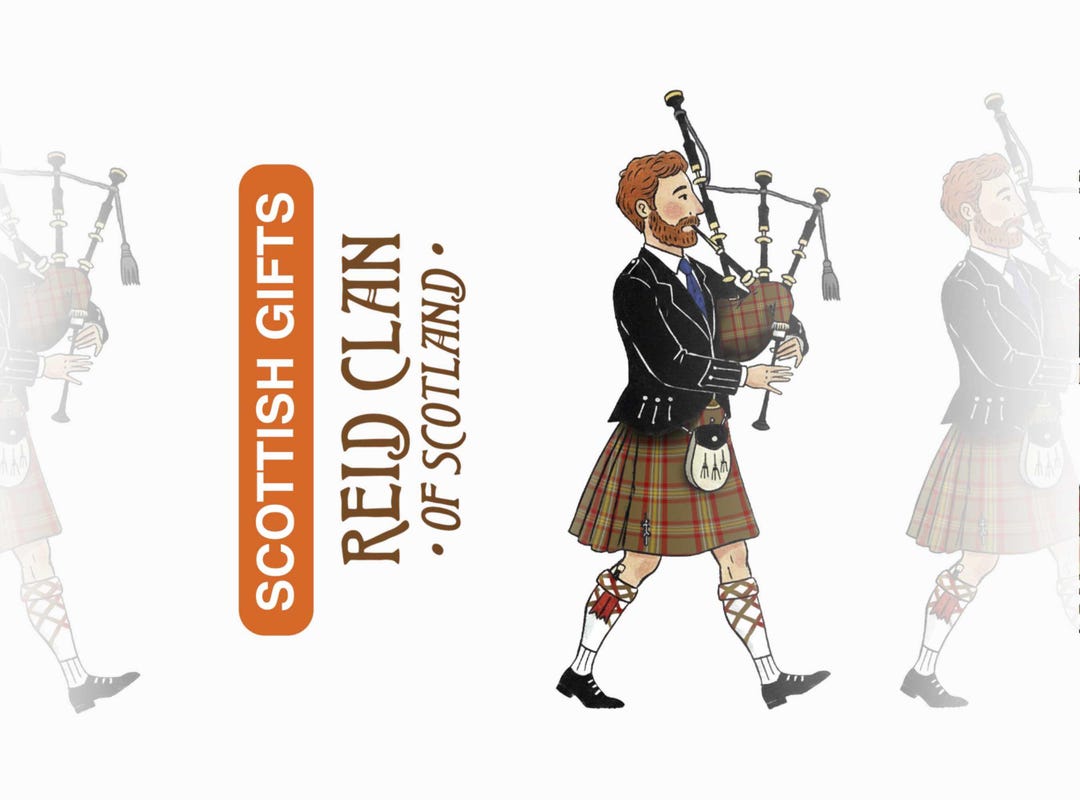 Reid Tartan Gift } Reid Clan of Scotland Art - Etsy