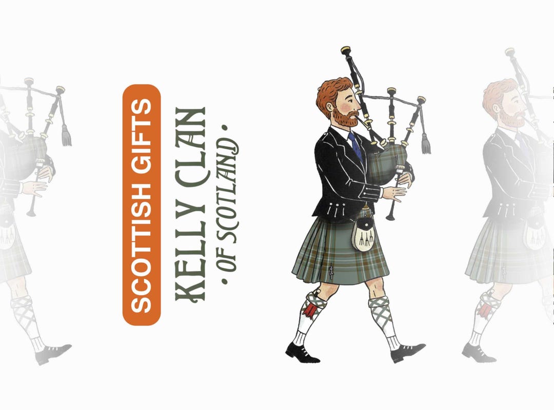Clan Kelly Tartan Gift } Kelly Clan of Scotland Artwork - Etsy