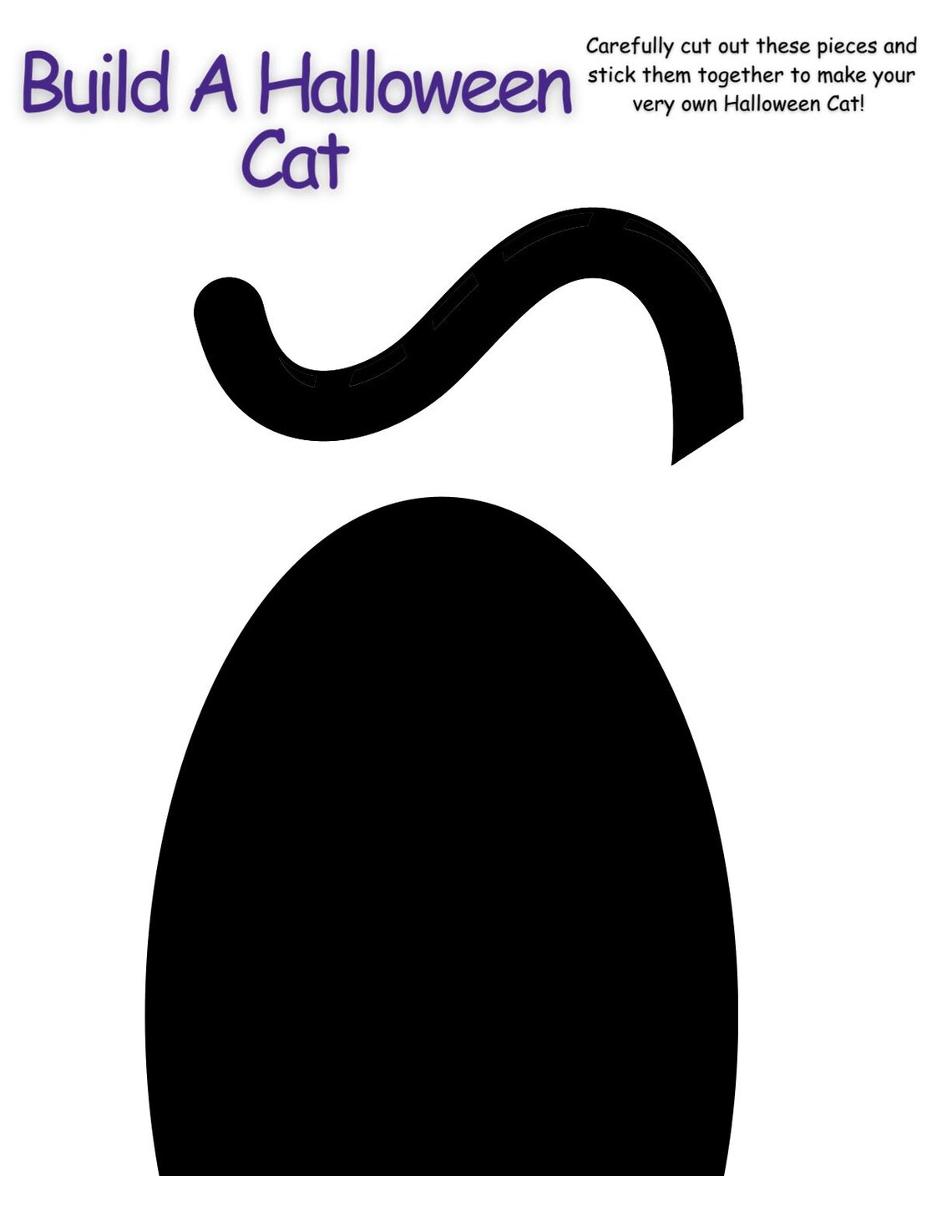 Halloween Cat Craft Kit: Spooky Sensory Fun for Kids, Families ...