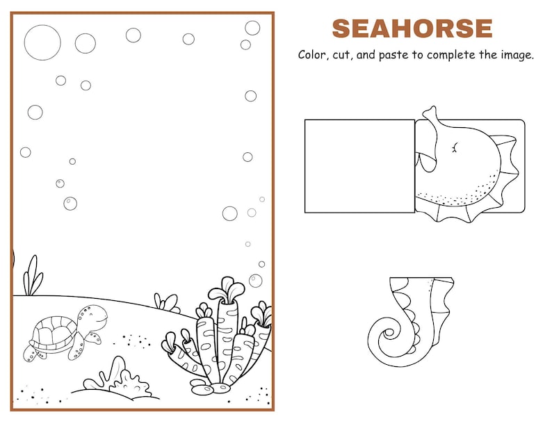 Ocean Animals Crafts Bundle | Printable Kids Summer Activities ...