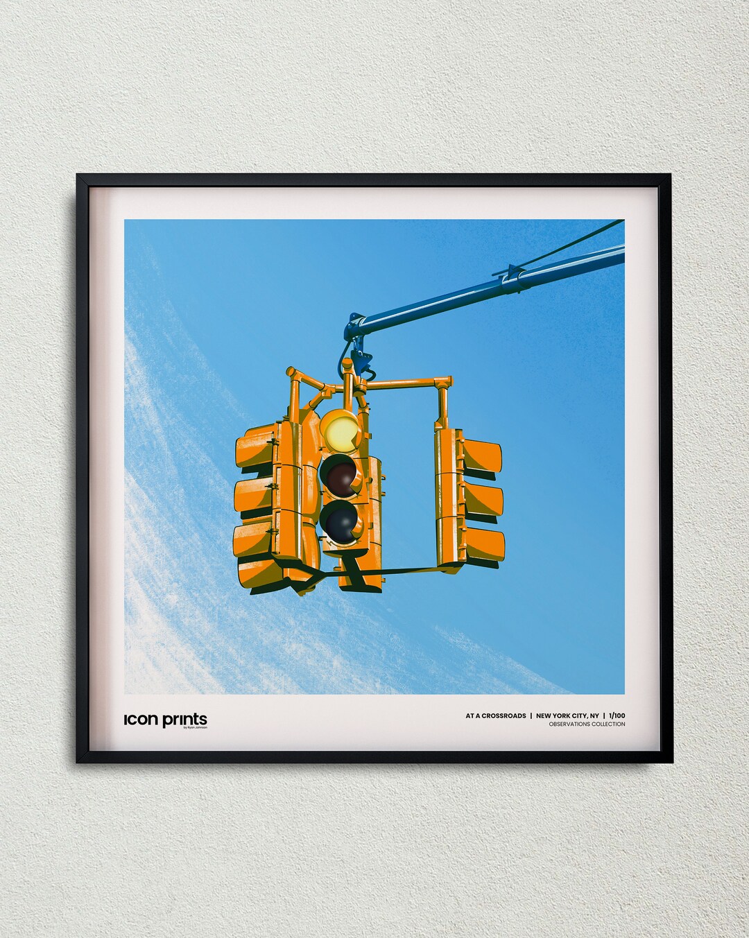 Traffic Lights | at a Crossroads | Travel Poster | Wall Art | American ...