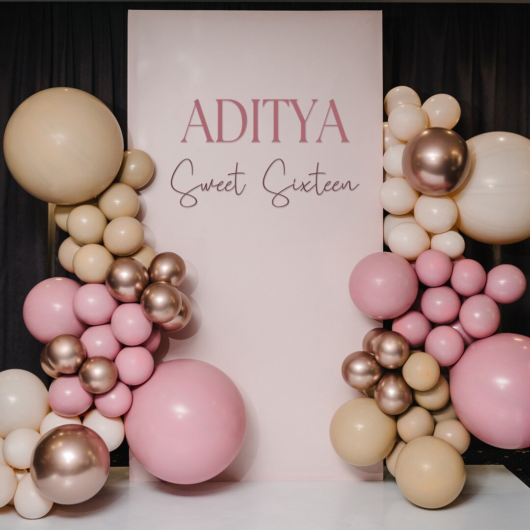 Custom Backdrop Sign, Name Sign for First Birthday Party, Wood Cut Out ...