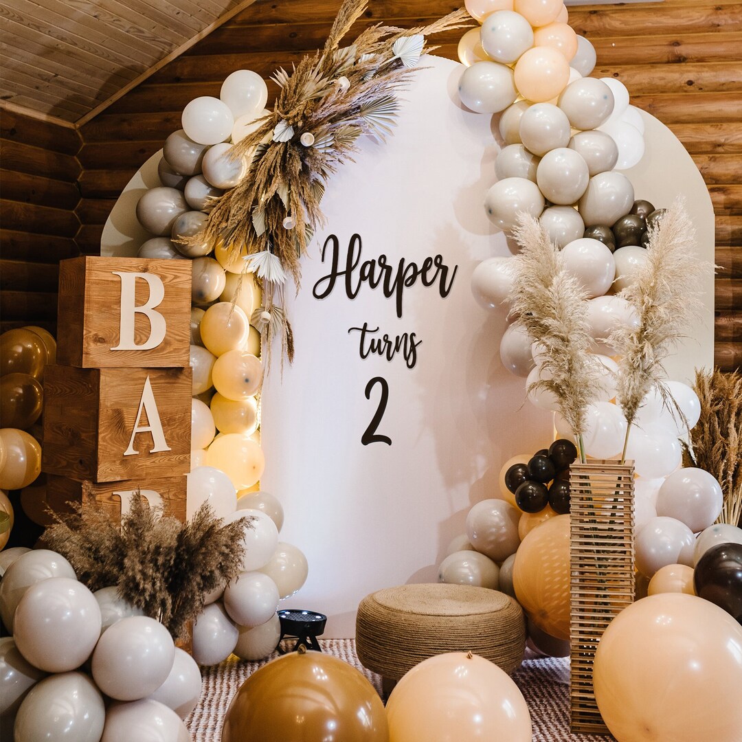 Backdrop Sign, Personalized Backdrop Name Sign, Name Sign for First ...