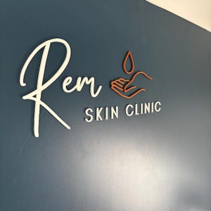 Business Logo Sign for Wall,custom Wood Words, Custom Logo Sign ...