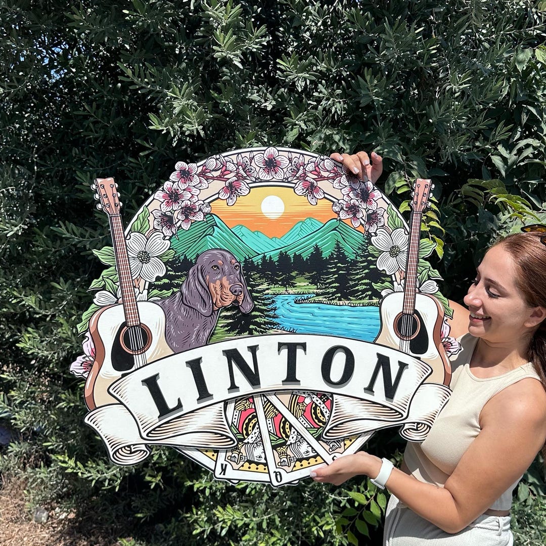 Custom Round Sign, Print Logo Sign, Custom Logo Sign, Custom Wood Logo ...