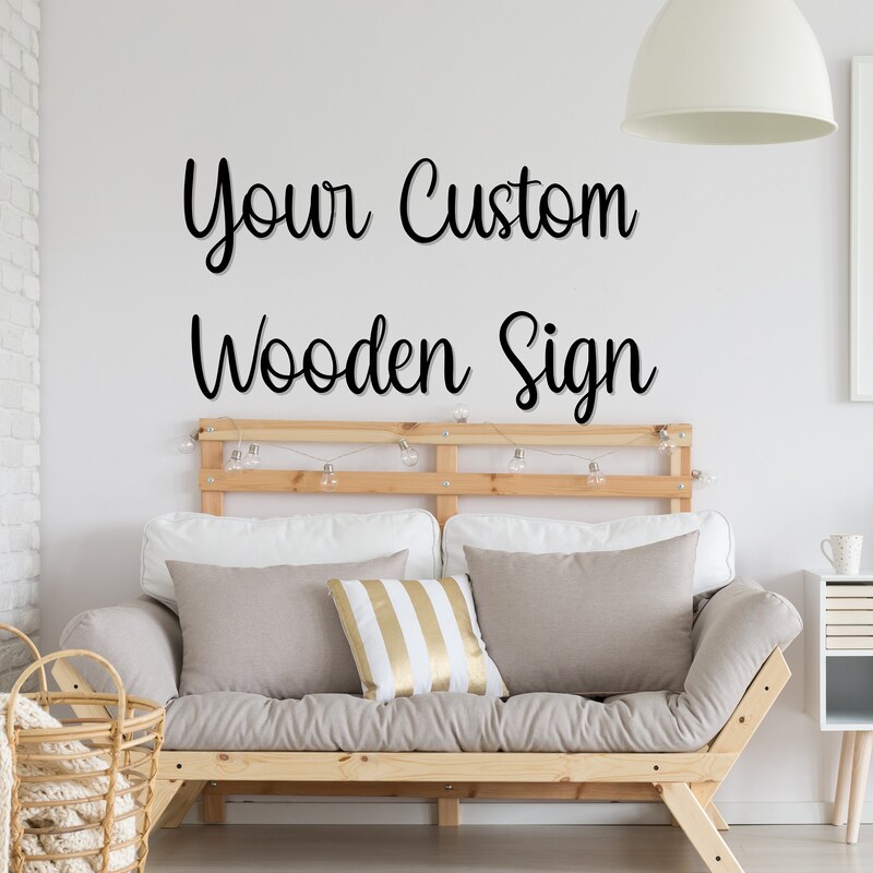Custom Wooden Sign - Etsy