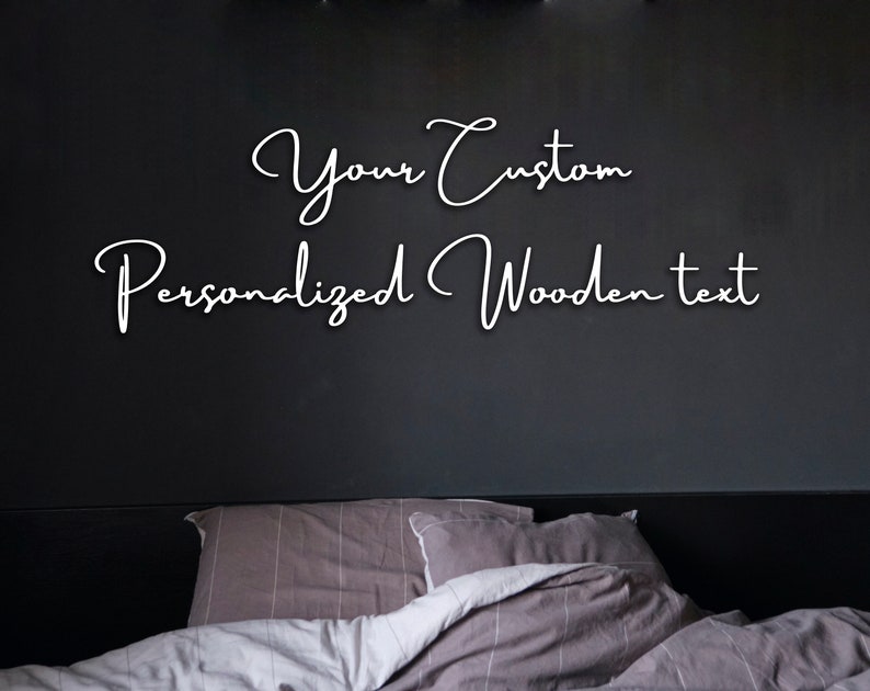 Wood Letters for Wall Custom Wood Sign for Home Personalized - Etsy