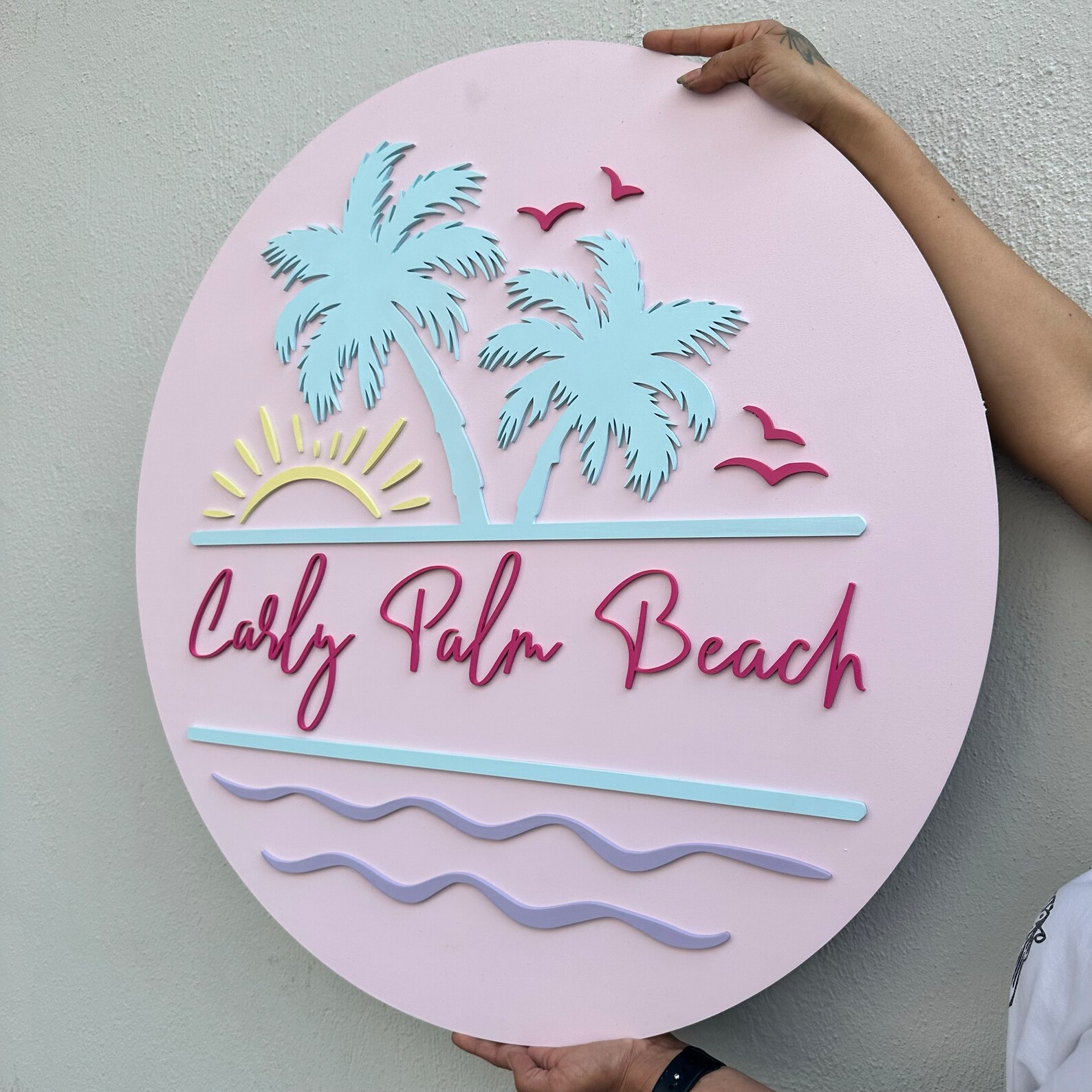Custom Round Sign, Circle Logo Sign, Custom Logo Sign, Custom Wood Logo ...