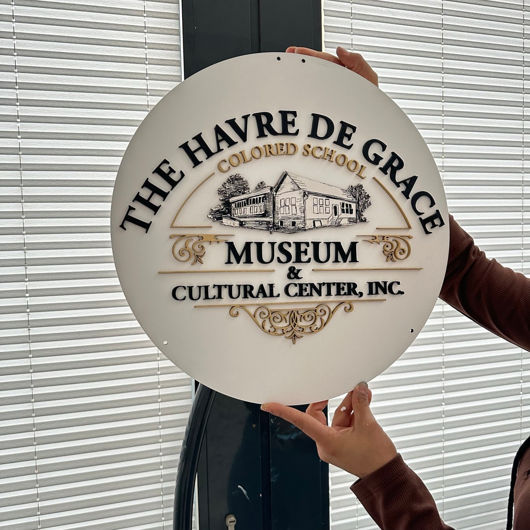 Custom Round Sign, Circle Custom Sign, Custom Logo Sign, Custom Wood ...