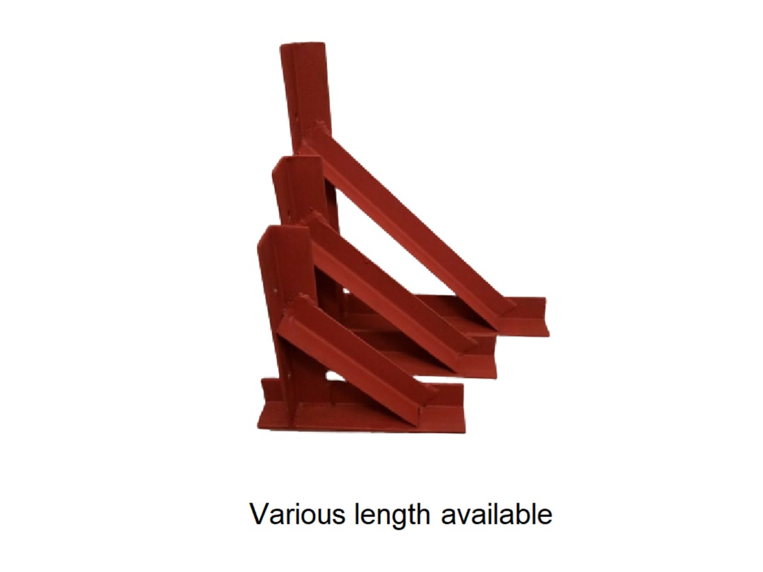 2x Reinforced Heavy Duty Steel Chimney Support Gallows Brackets Angle ...