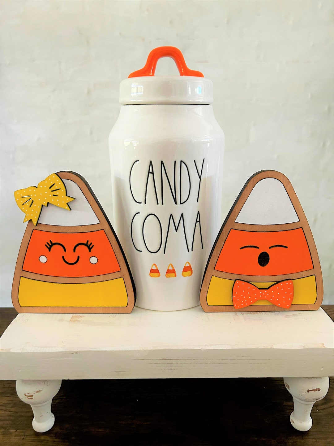 Candy Corn Chunky Shelf Sitters - Etsy