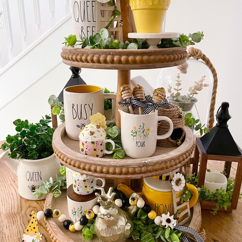 Bee Themed Tier Tray Signs // Honey Themed Tier Tray Signs // - Etsy