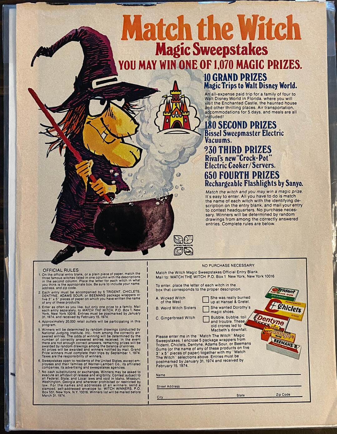 Vintage Original Magazine Print DISNEY - Etsy