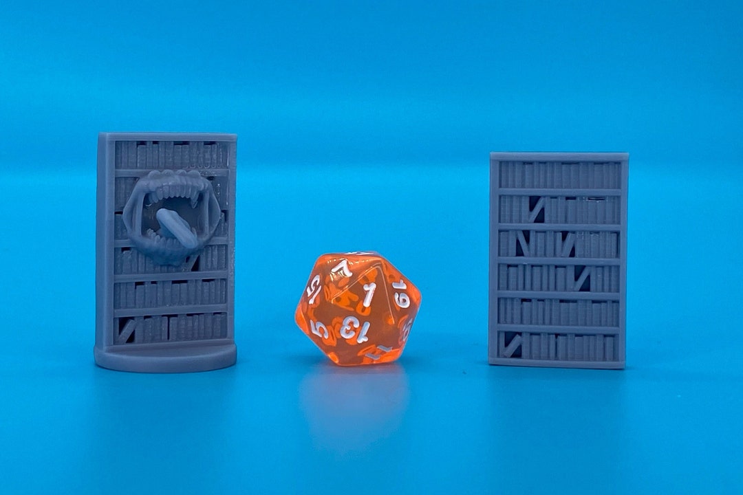 D&D Mimic Bookcase Miniature - Etsy