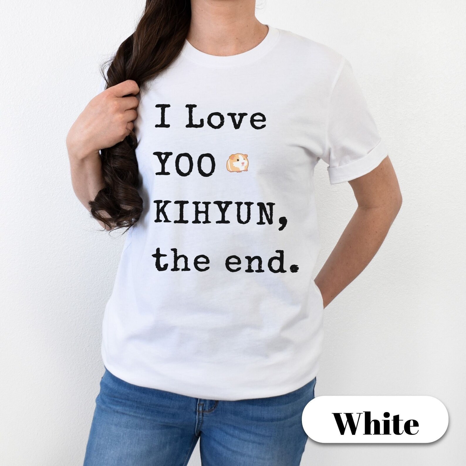 Yoo Kihyun Fan Inspired Shirt Kpop Idol Hamster Tshirt Yoo Kihyun