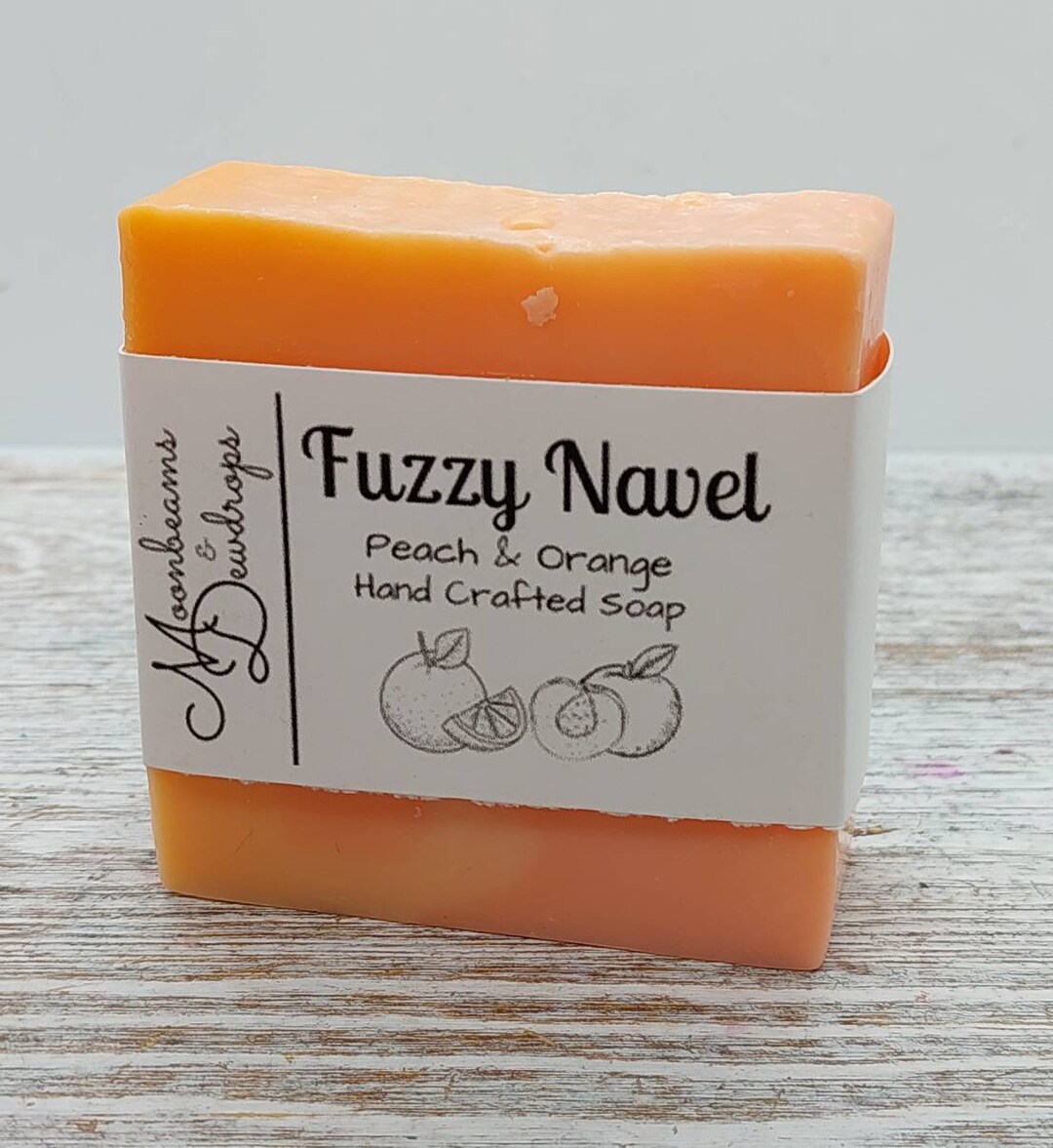 Handcrafted Fuzzy Navel Soap: Orange Peach Glycerin Soap - Etsy