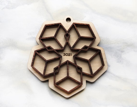 Blockchain Crypto Snowflake Christmas Ornaments Great Gift | Etsy