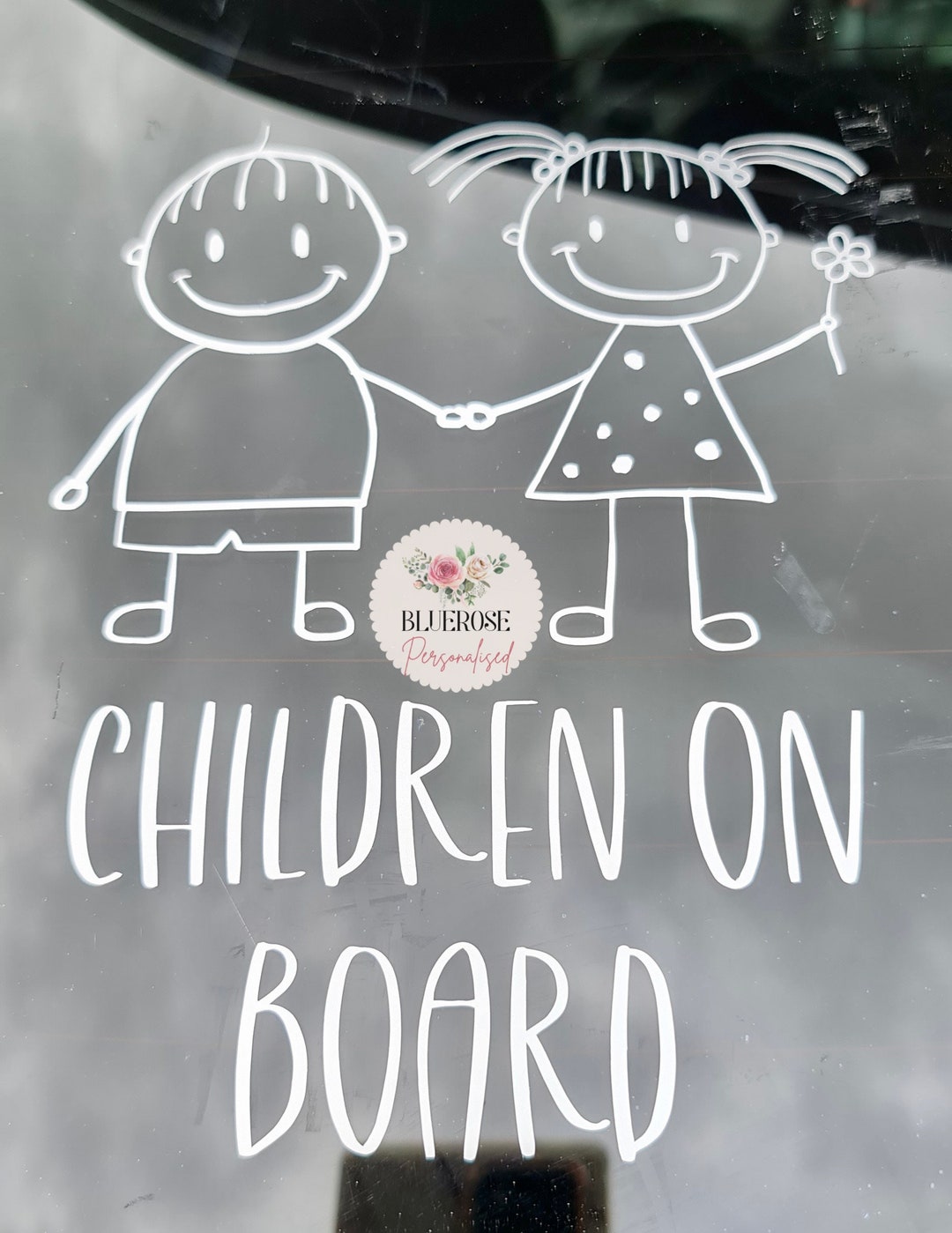 Children on Board Car Sticker Decal, Unisex, Children, Weatherproof - Etsy