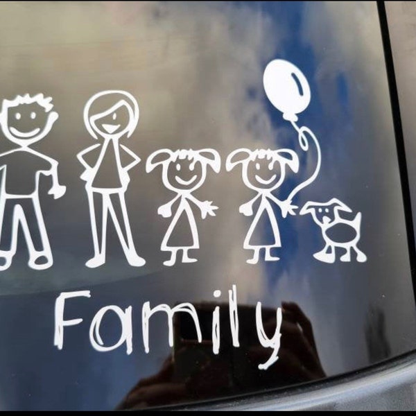 Family Car Stickers - Etsy