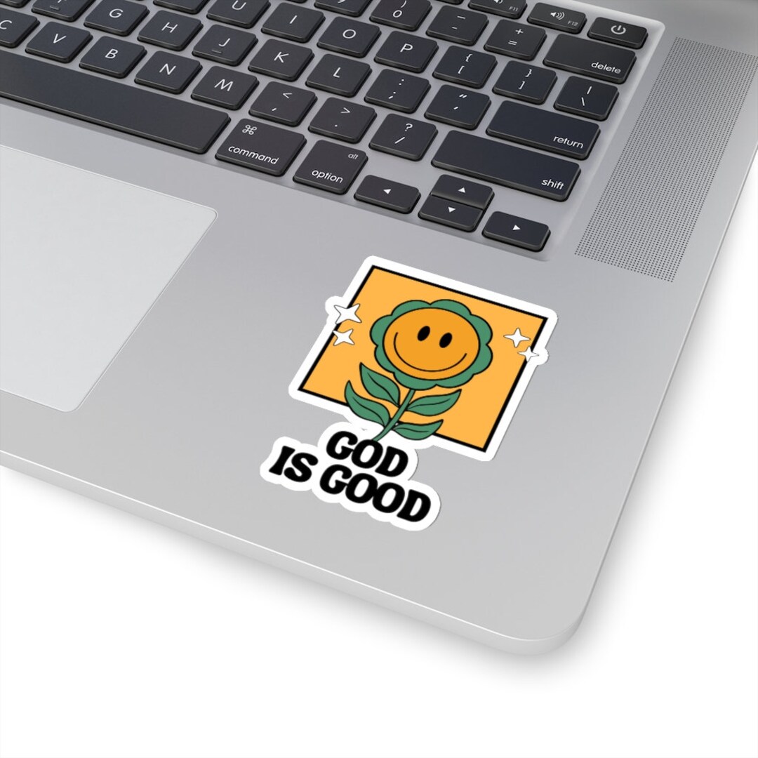 God is Good Flower Smiley Face Stickers - Etsy