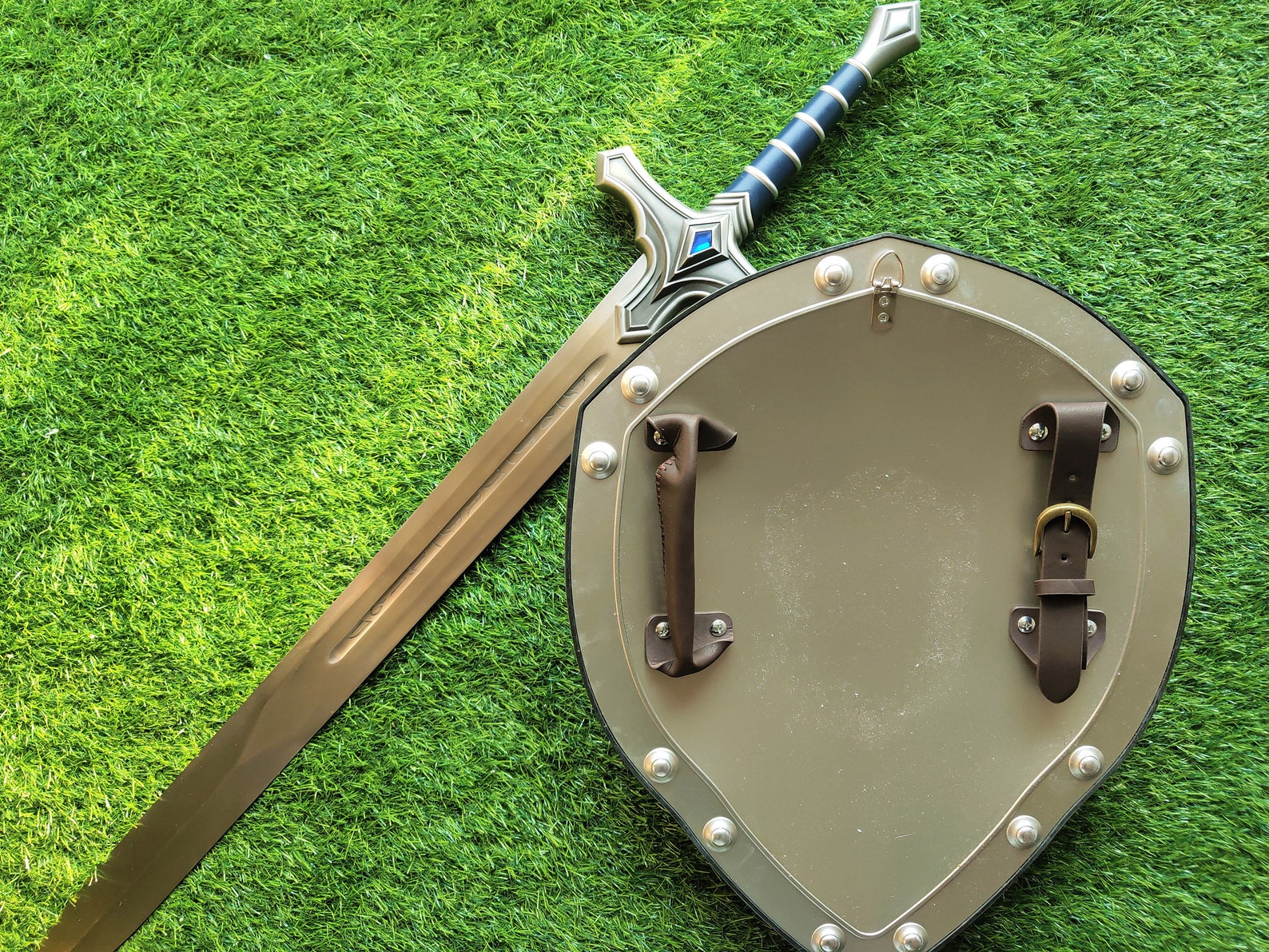 WOW World of Warcraft Stormwind Guard Sword Shield Gift for - Etsy