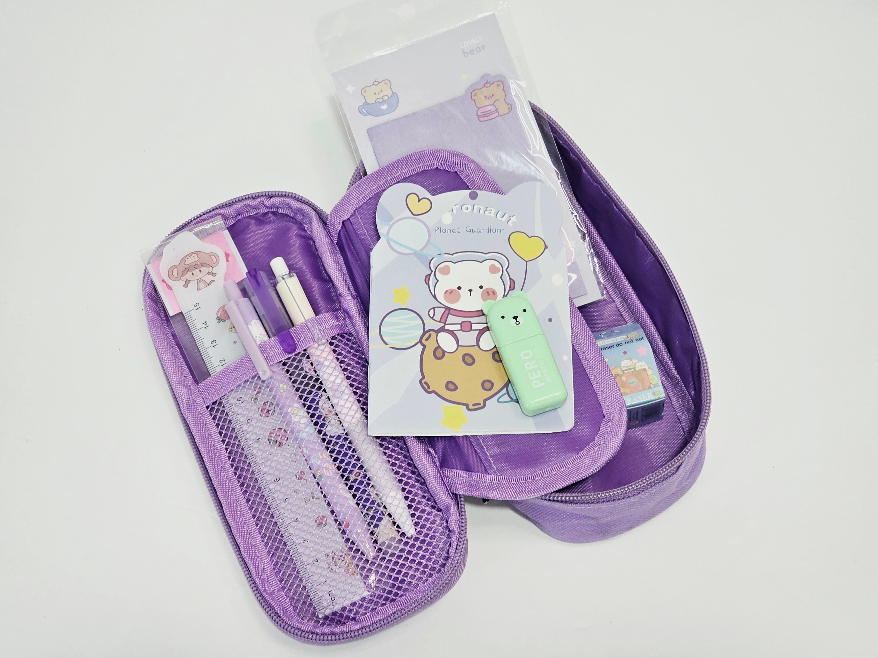 Kawaii Pre Filled Pencil Case/ Cute Pink Stationery/ Kids Stationary ...