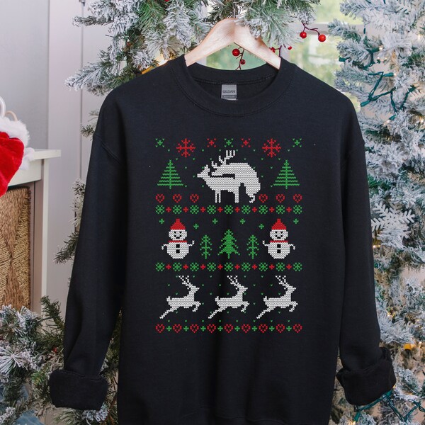 Rude Xmas Jumper - Etsy UK