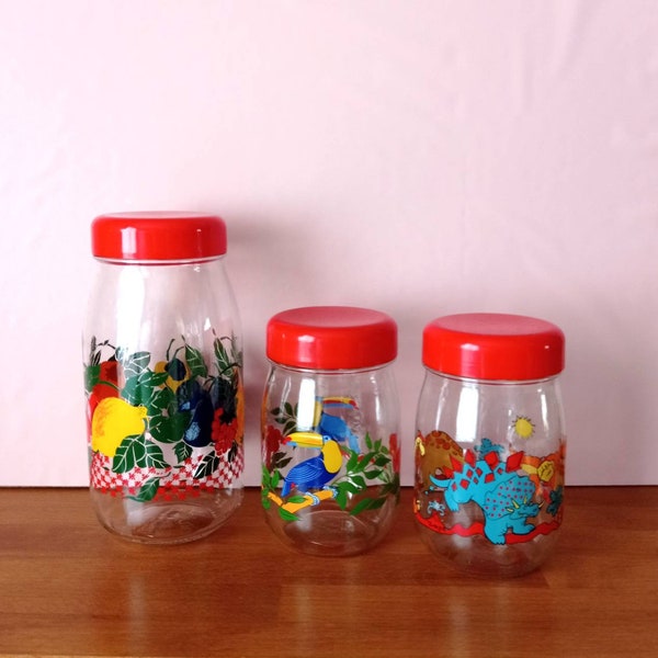 French Glass Jar - Etsy