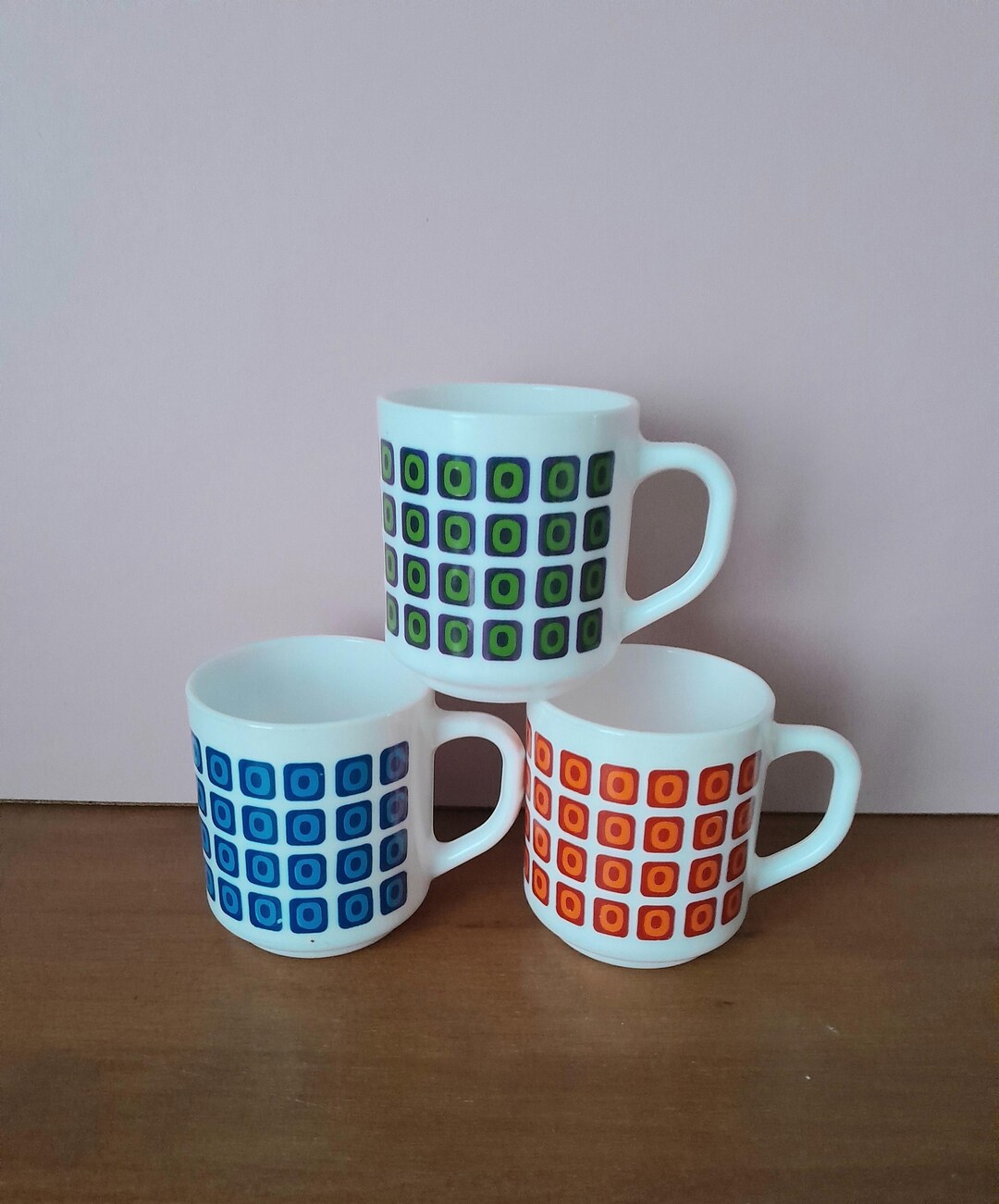 Vintage 80s Arcopal France Mug Large Cup Color of Your Choice - Etsy