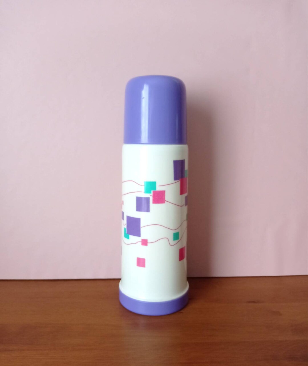 80s Vintage Ibdesign West Germany Thermos Insulated Plastic and Glass ...