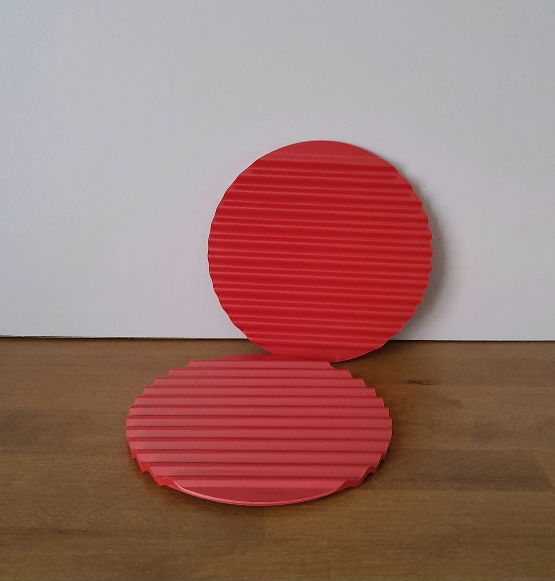 Vintage 80s COPCO Red Melamine Plastic Trivet - Etsy