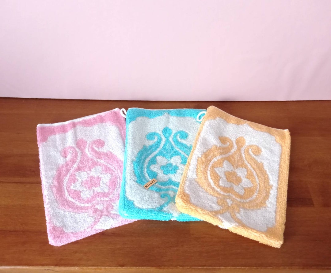 Vintage 70s 80s Sponge Washcloth Nine Colors to Choose From - Etsy