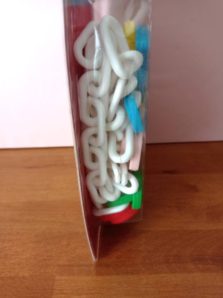 80s Vintage NEAT LINKS the Original Plastic Chain and Hooks for Stuffed ...