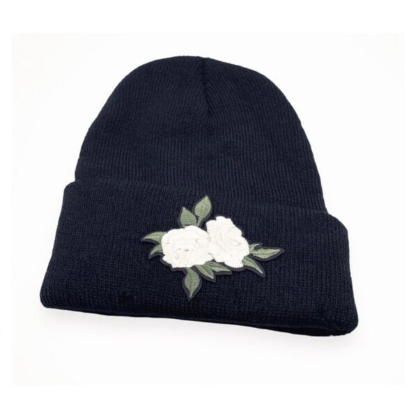 Rose Beanie - Etsy