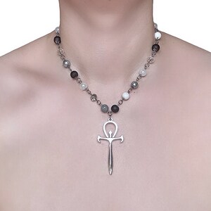 The Ankh Beaded Necklace - Etsy