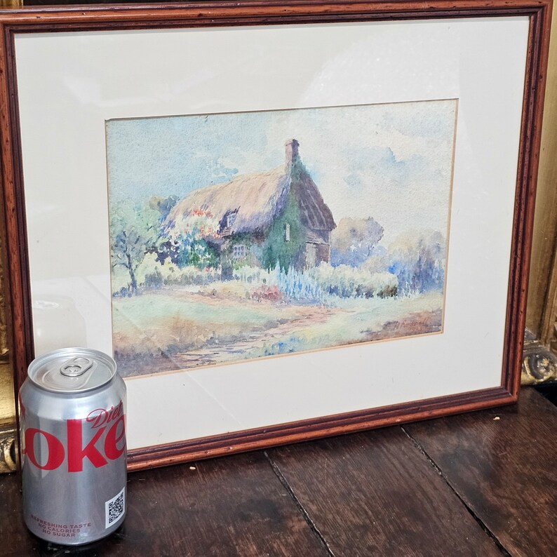 Very Atractive 1930s Watercolour Signed H.russell - Etsy