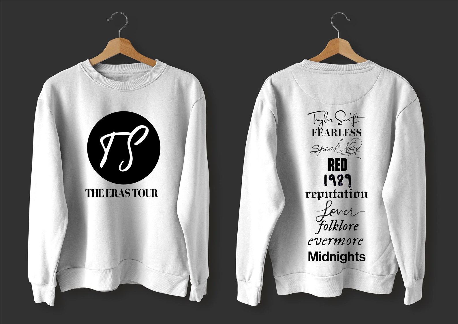 Eras Swift Album List SVG File - Etsy