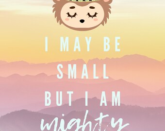 Woodland Animal Affirmation Poster Set: Hedgehog Owl Deer | Etsy